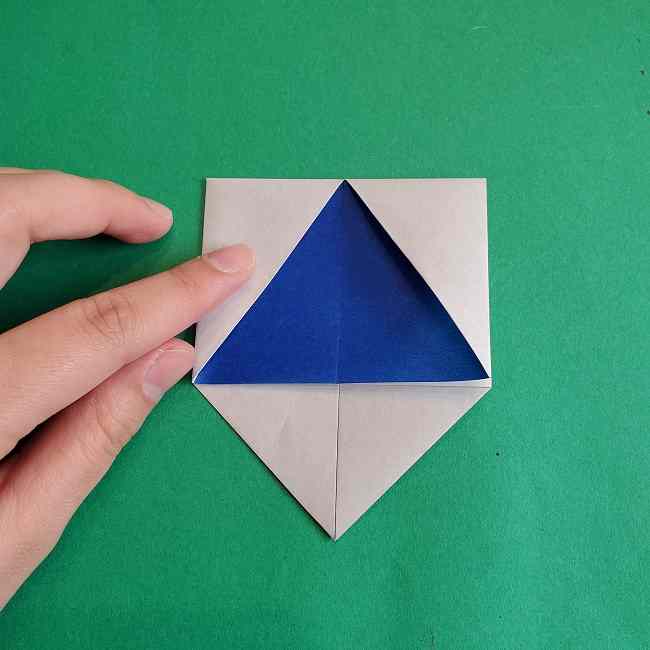 キティちゃんの体の折り方 全身を折り紙で★簡単でかわいいハローキティーの作り方│子供と楽しむ折り紙・工作