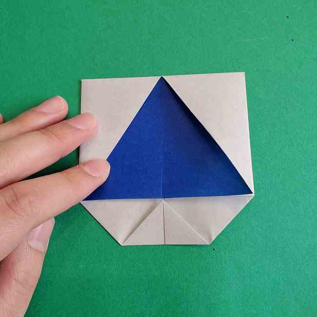 キティちゃんの体の折り方 全身を折り紙で★簡単でかわいいハローキティーの作り方│子供と楽しむ折り紙・工作