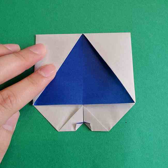 キティちゃんの体の折り方 全身を折り紙で★簡単でかわいいハローキティーの作り方│子供と楽しむ折り紙・工作