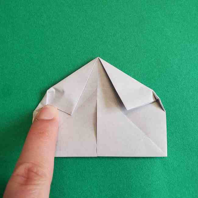 キティちゃんの体の折り方 全身を折り紙で★簡単でかわいいハローキティーの作り方│子供と楽しむ折り紙・工作